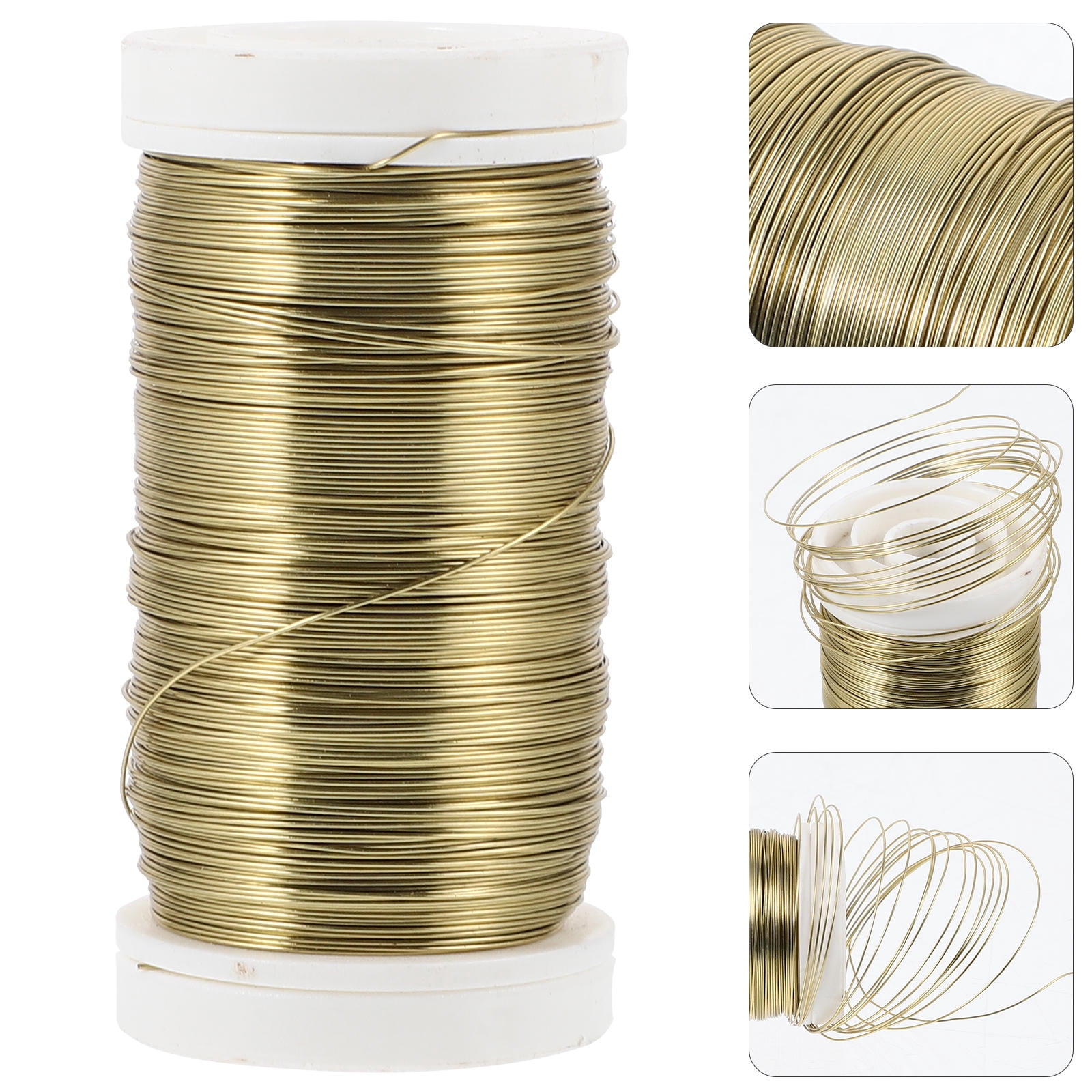 SOPOTUTU Golden Iron Wire for Multi-Functional Garden Ties and Diy ...