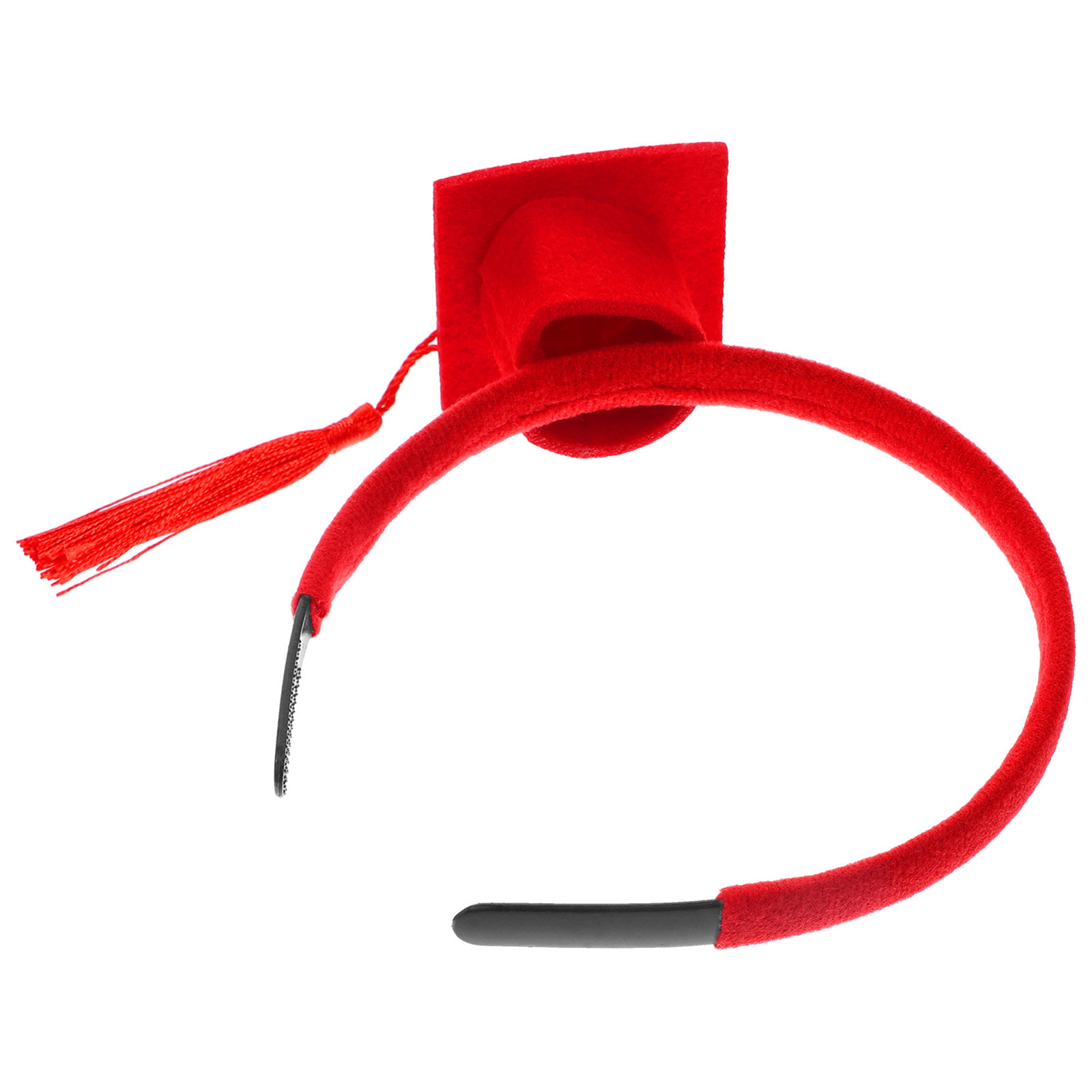 SOPOTUTU Graduation Headbands 1Pcs Red Plastic Felt Plush for ...