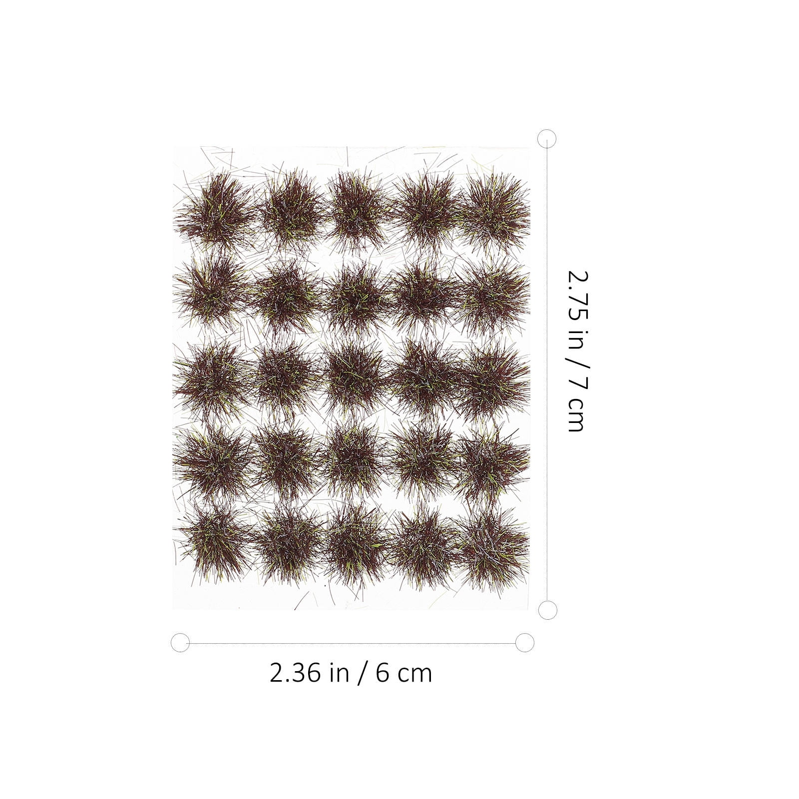 SOPOTUTU Green Simulation Grass Cluster for Faux Cluster Decor 50Pcs ...