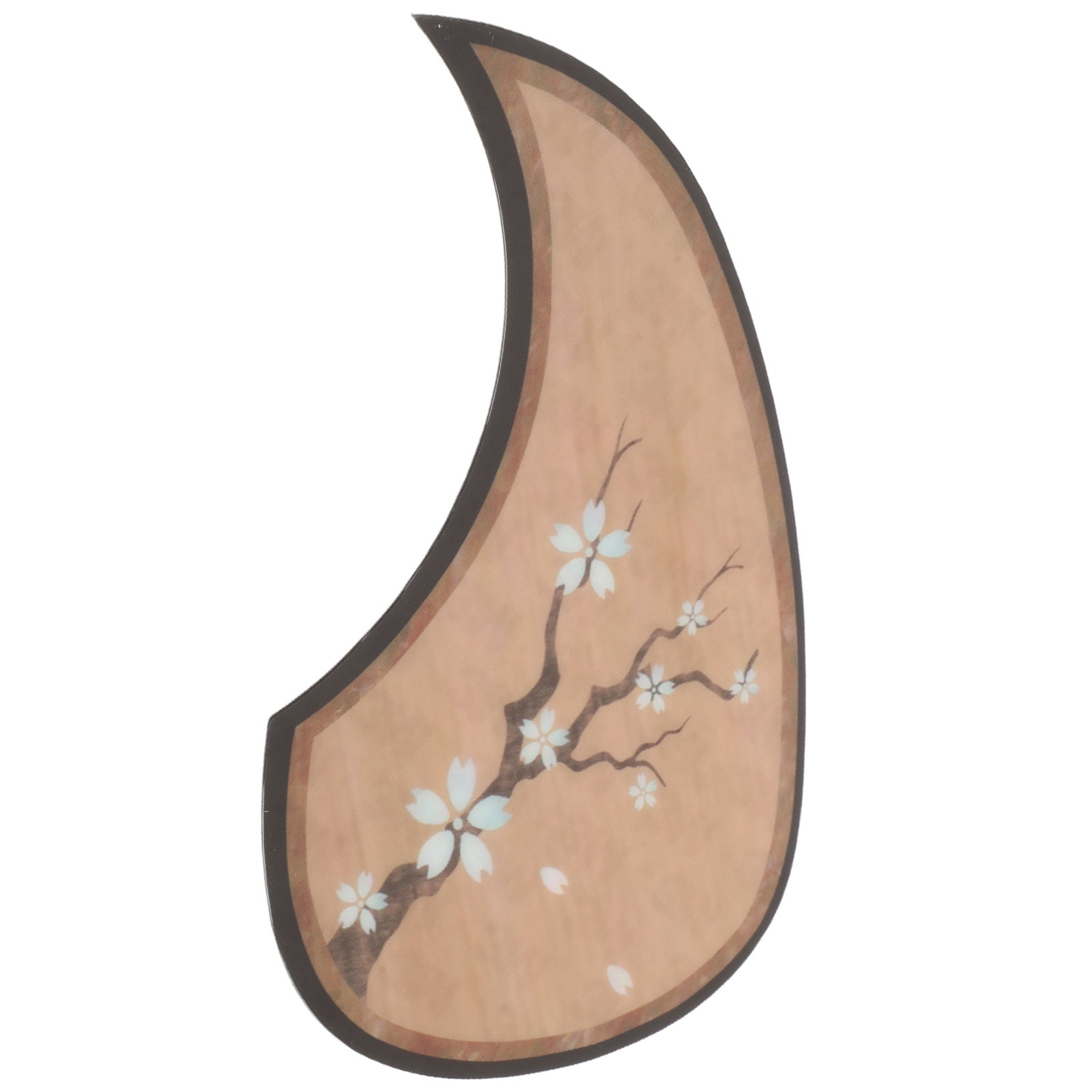 SOPOTUTU Guitar String Guard 1Pack Acoustic Pickguard Light Brown Reusable PVC Anti-Scratch 17 ...