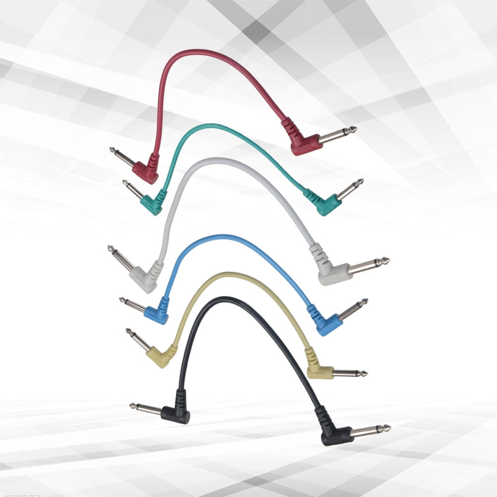 SOPOTUTU Effect Pedals Cable Elbow Shape 6Pcs - Walmart.com