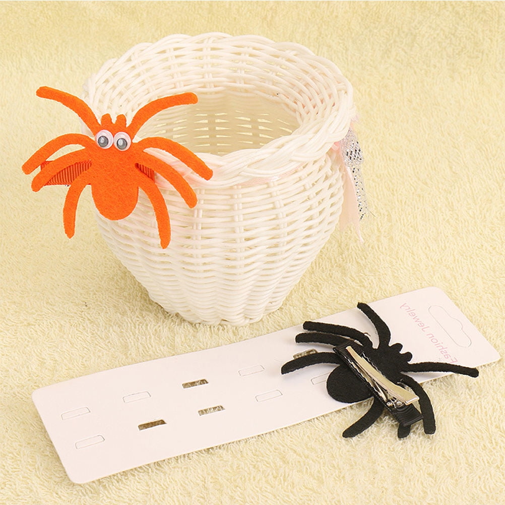 SOPOTUTU Hair Spiders Black Cloth 5pcs - Walmart.com