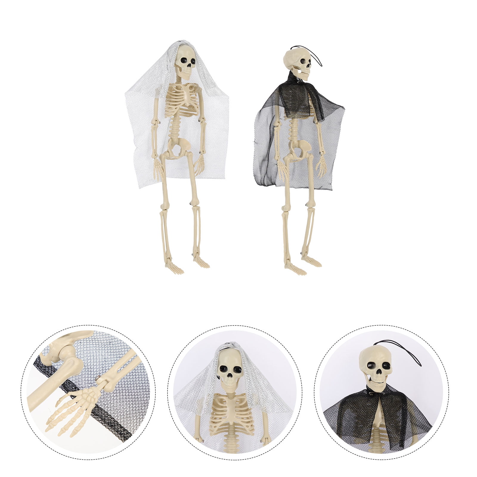 SOPOTUTU Hanging Skeletons for 2Pcs Skeleton Model Assorted Color ...
