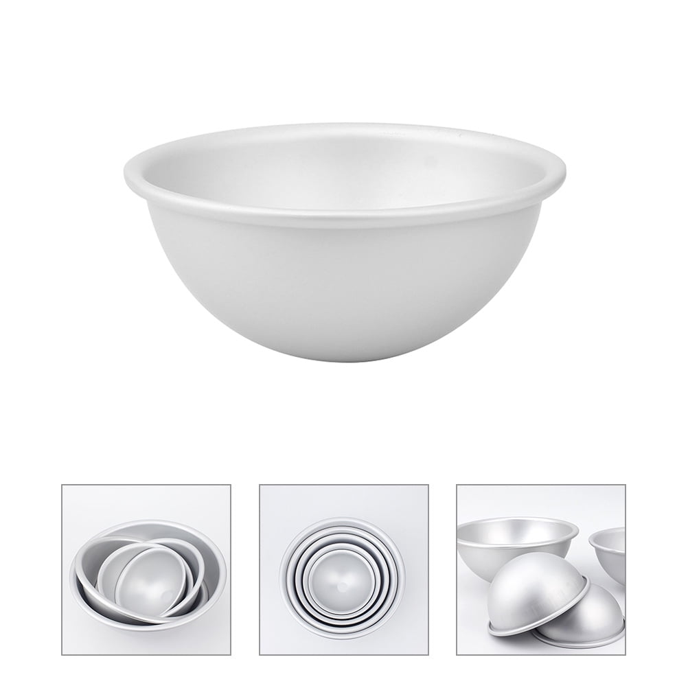 SOPOTUTU Aluminum Hemisphere Cake Mold Pan Non-Stick Baking Mold for ...