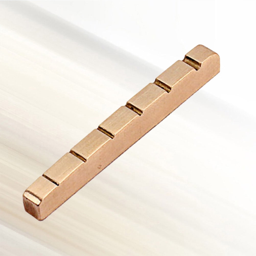SOPOTUTU Guitar Bone Nut Musical Instrument Accessories Golden 1Pack ...