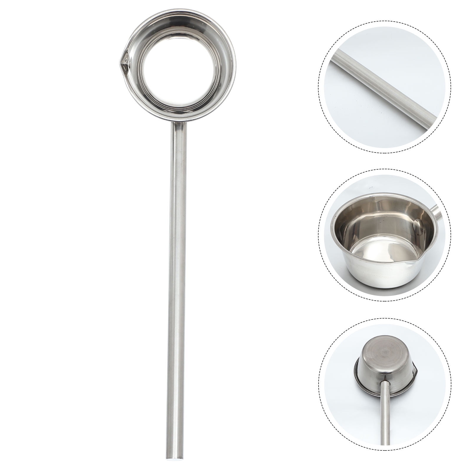 SOPOTUTU Stainless Steel Ladle Set with Handle for Cooking and Serving ...