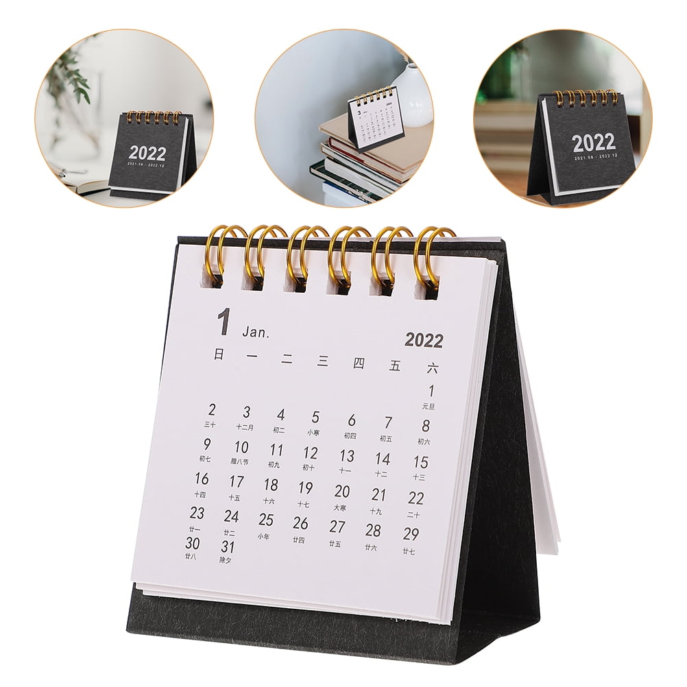SOPOTUTU Unique Desk Calendar 2 Set - Stylish and Functional Daily ...