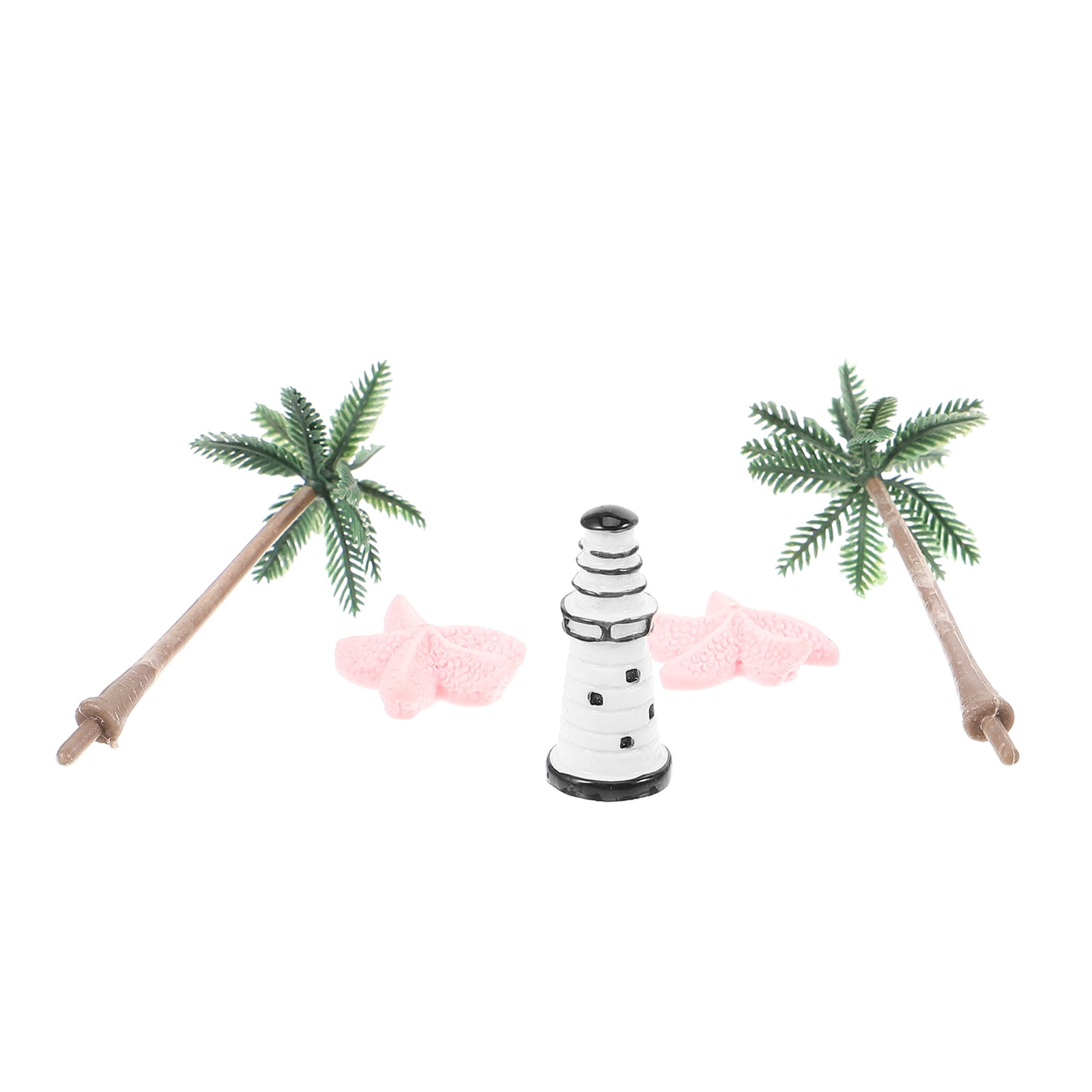 SOPOTUTU Resin Beach Decor Miniature Garden Resin Figurines Accessories ...
