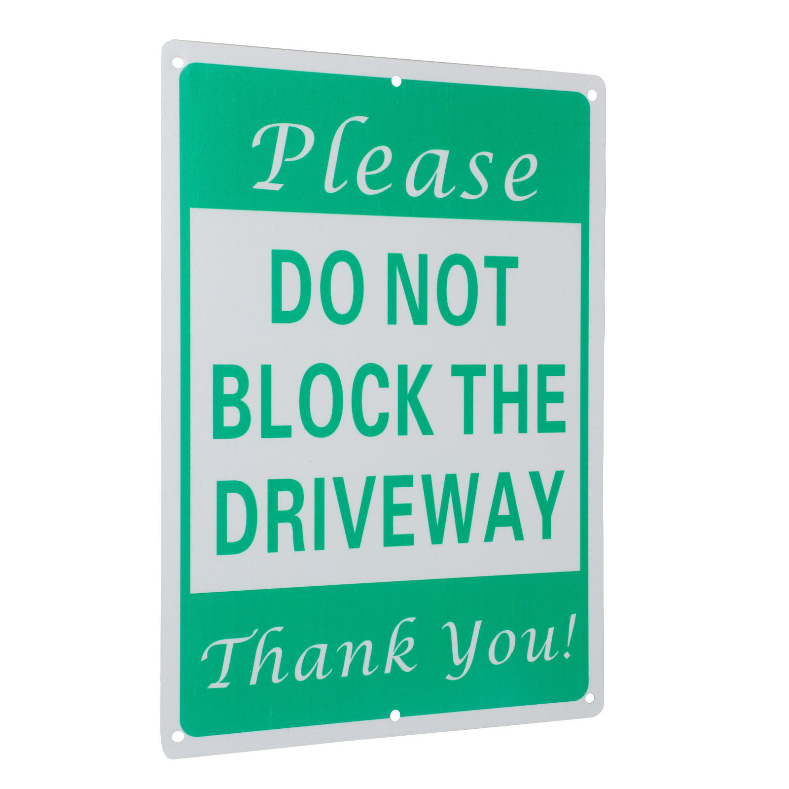 SOPOTUTU Warning Signs Vehicle Caution Sign Aluminum Alloy Green ...