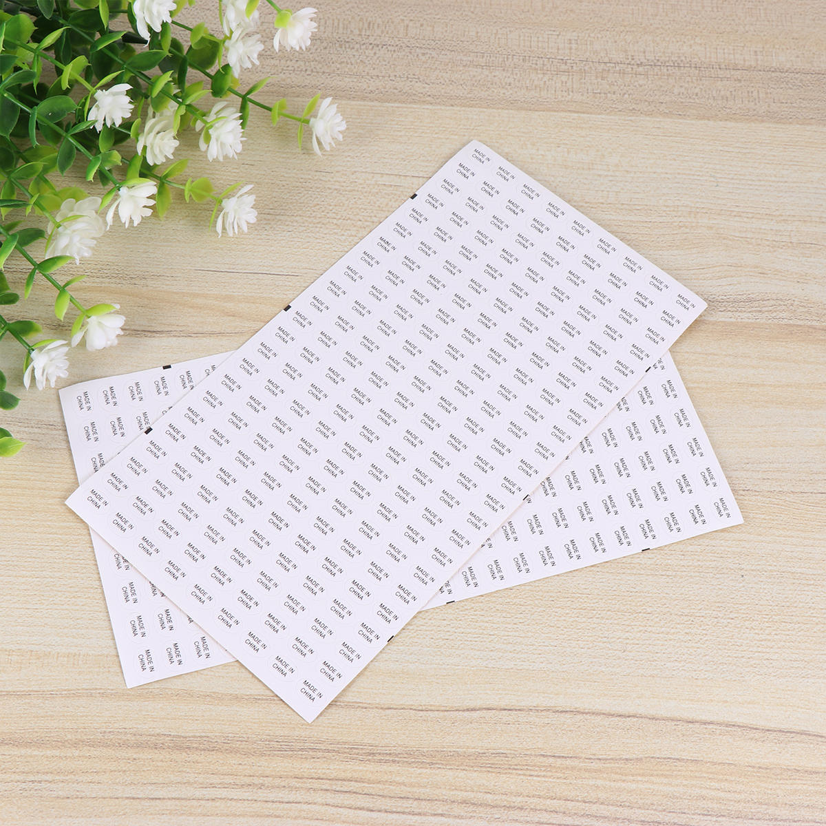 14440 Pcs Oval Edge Self Adhesive Stickers Labels for Product Packaging ...