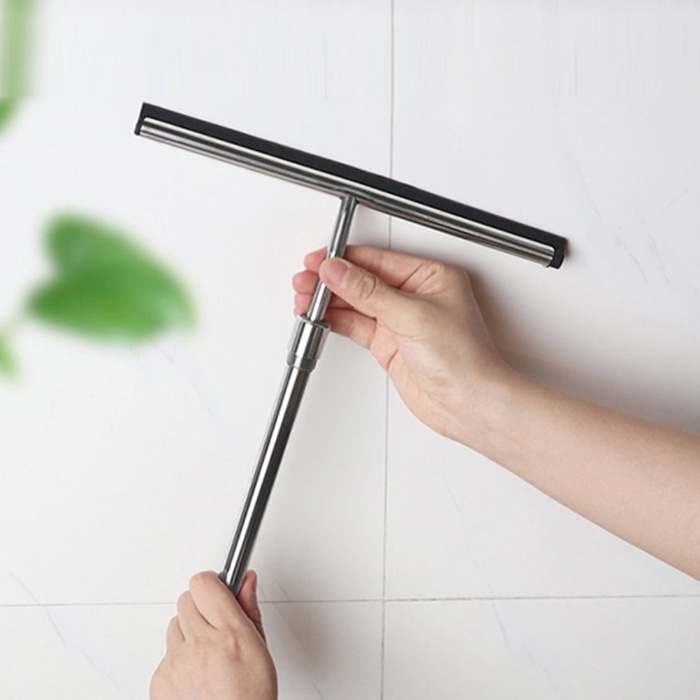 SOPOTUTU Plated Silver Home Glass Door Squeegee for Fast Stain Removal ...
