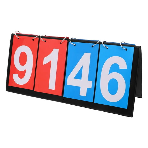 SOPOTUTU Tabletop Scoreboard Flipper for Indoor Outdoor Sports Score ...