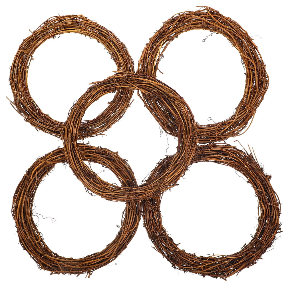 SOPOTUTU Rattan Wreaths 5Pack for Colleagues and Relatives Style ...