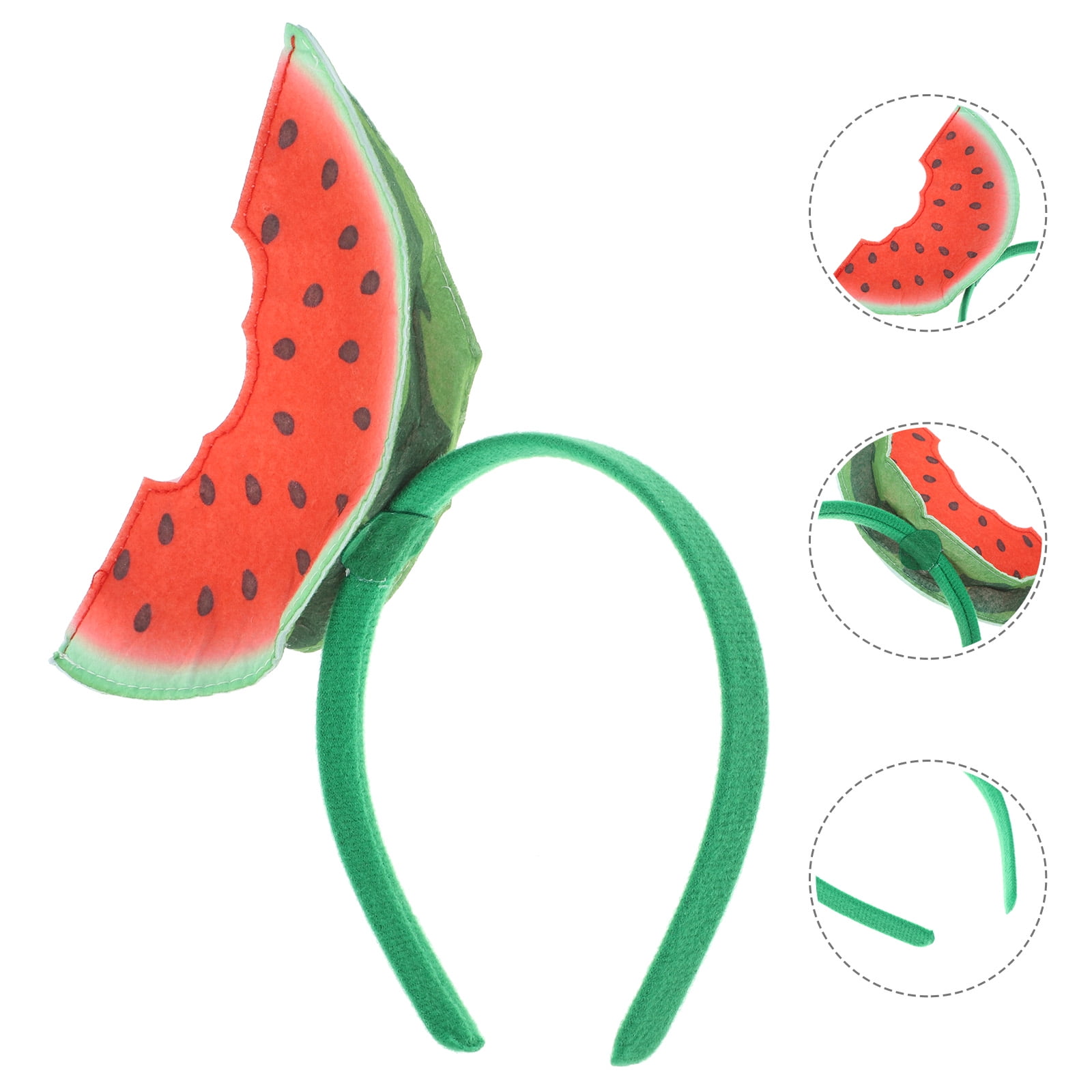 SOPOTUTU Red Watermelon Headband 3D Design Fruit Theme Summer Style ...