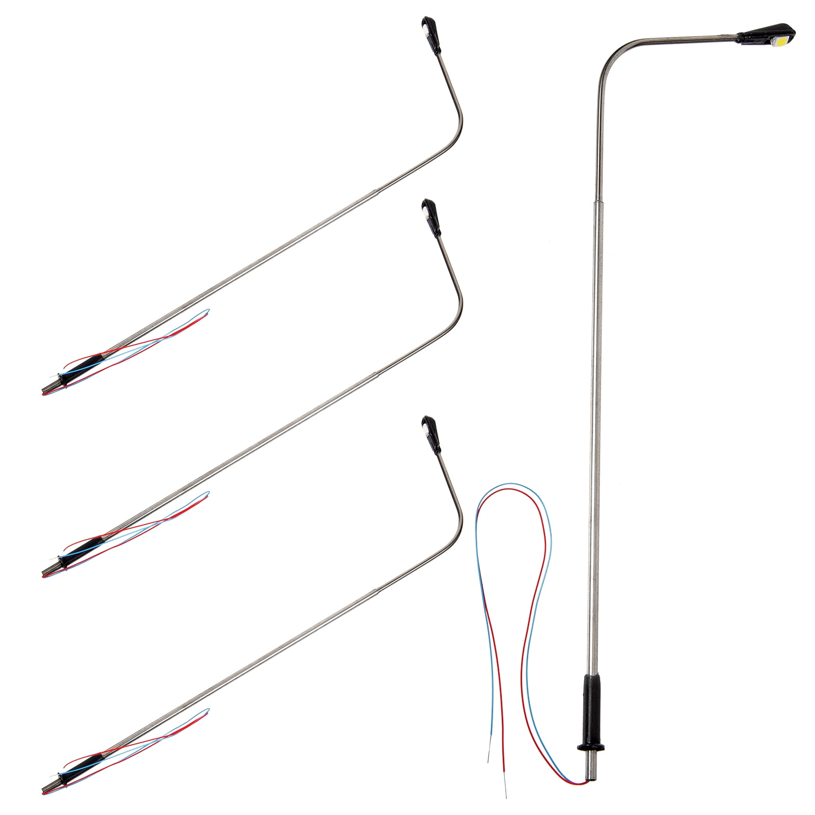 SOPOTUTU Led Street Lights Model Making Lamp Post Models Abs 4Pcs 1:75 ...