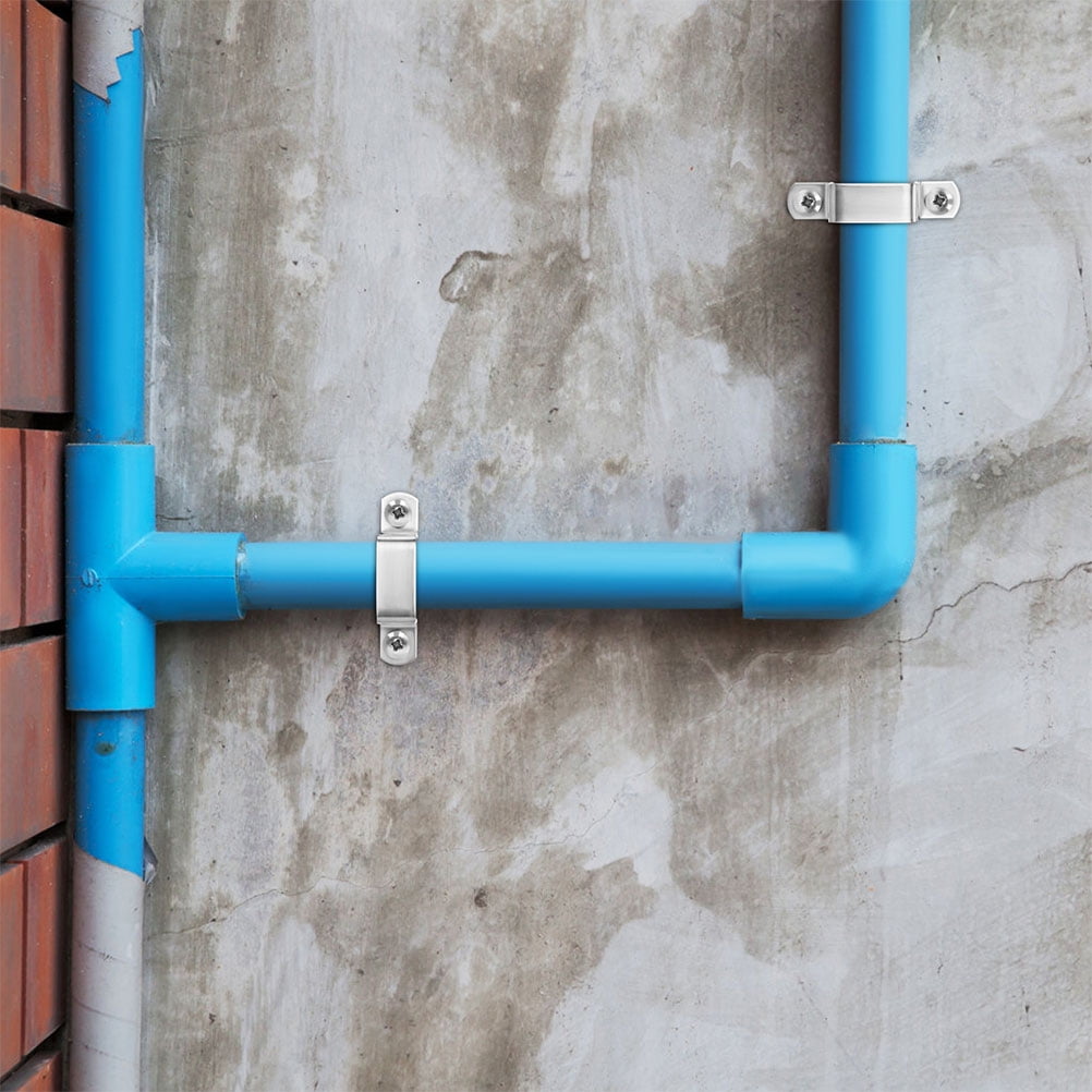 SOPOTUTU 4pcs Stainless Steel U-Shaped Pipe Brackets for Plumbing, Pipe ...