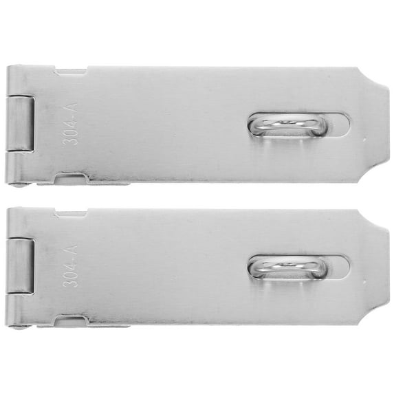 SOPOTUTU Silver Stainless Steel Hasp Lock, Secure Mechanism for Doors ...