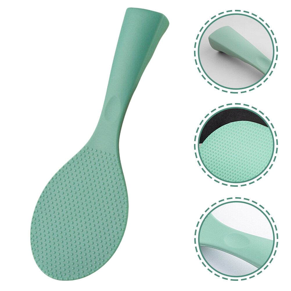 SOPOTUTU Silicone Rice Scoop Rice Cooker Utensils Non-stick Smooth ...