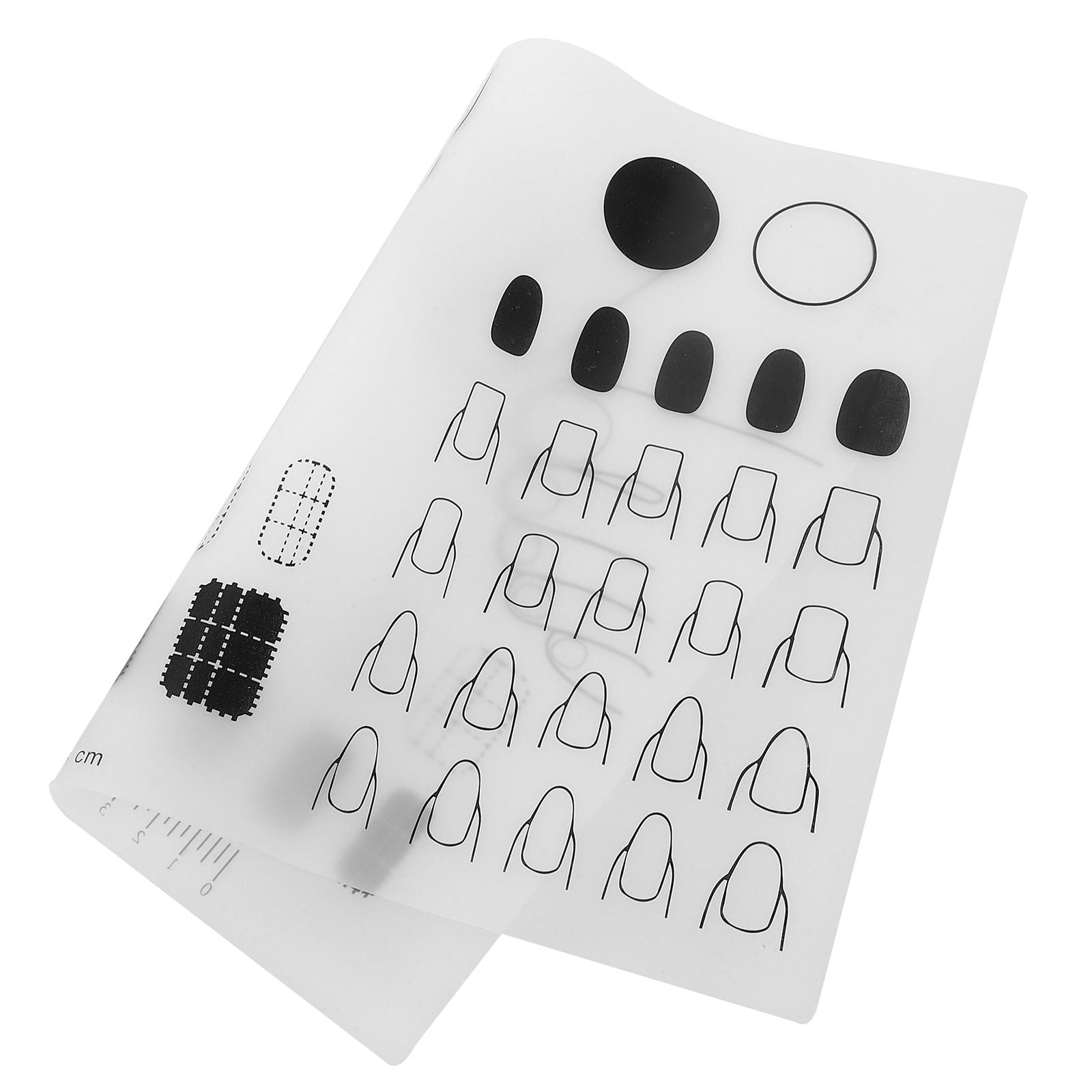 SOPOTUTU Silicone Stamping Plate 1Pack in Transparent for Women DIY ...