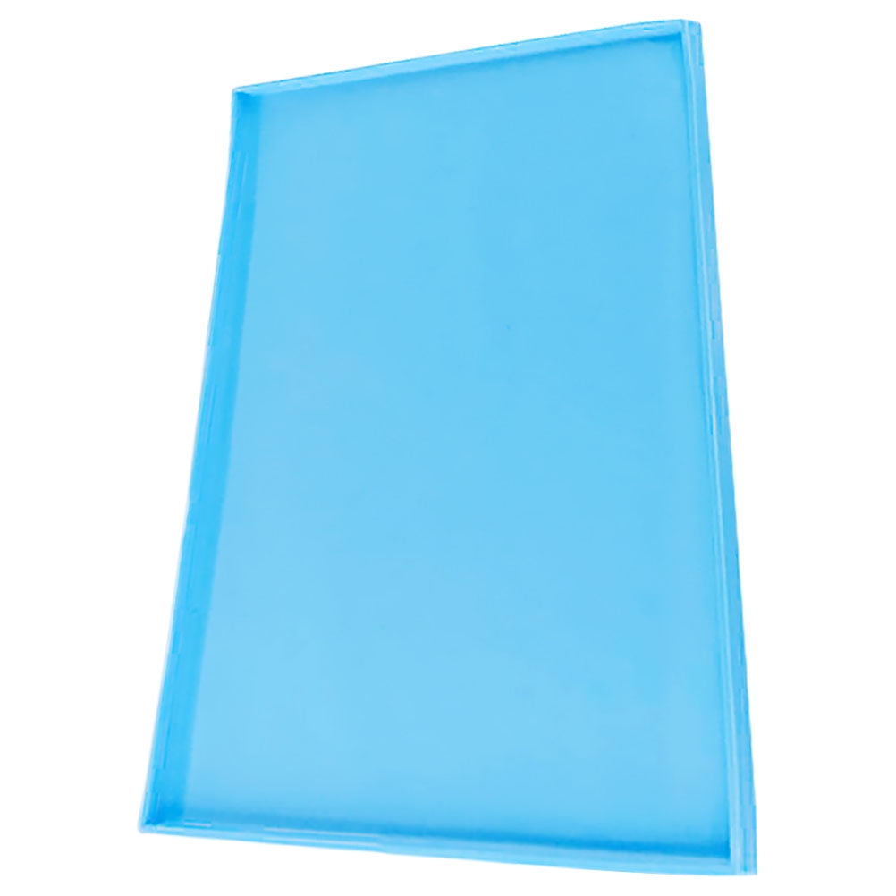 SOPOTUTU Sky-Blue Food-Grade Silicone Dehydrator Tray 12.18X10.22In For ...