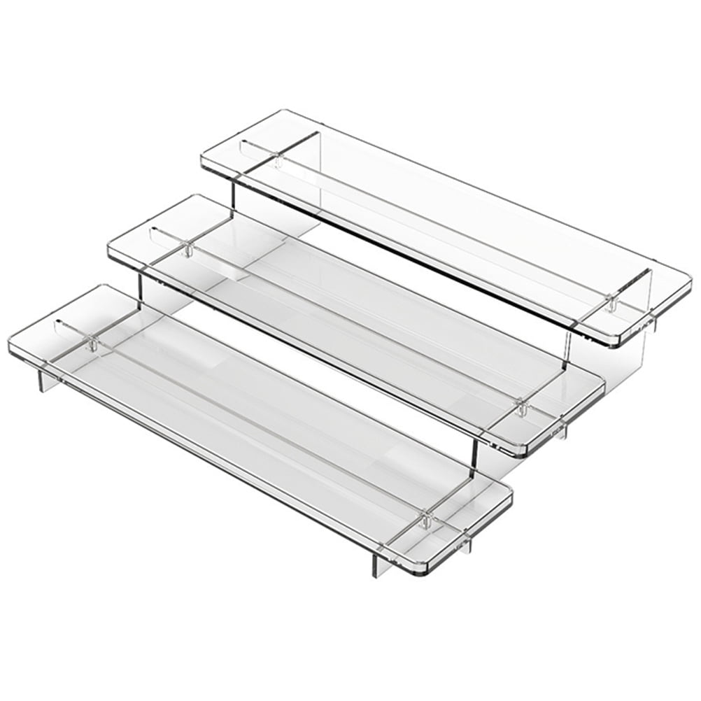 SOPOTUTU Spice Cabinet Organizer 1Pack Stepped Shape Transparent For ...