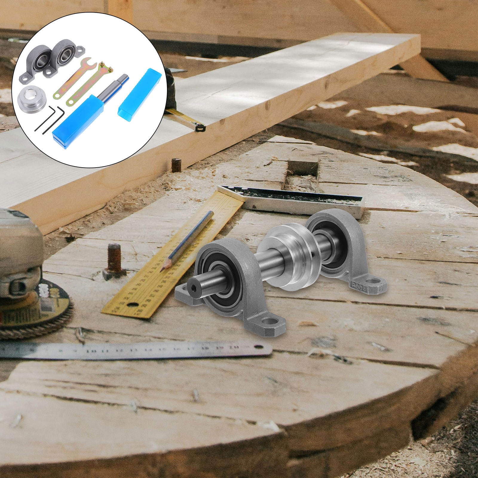 SOPOTUTU Spindle Bearing Seat Cutting Machine Diy Pulley For Bench Saw ...