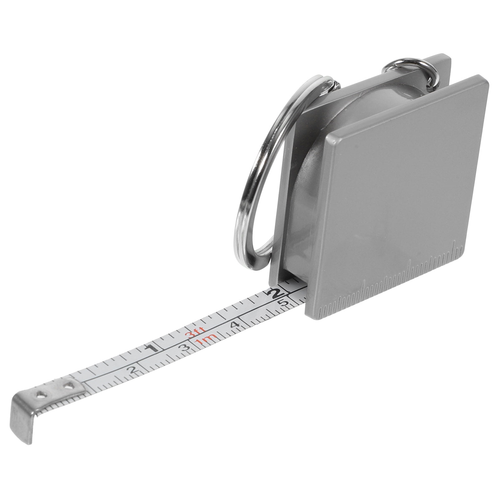 SOPOTUTU Sopotutu Portable Tape Measure Keychain Silver with Slide Lock ...