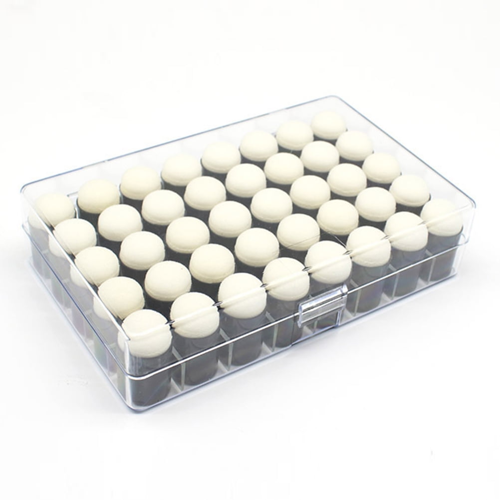SOPOTUTU Stamp Cleaning Sponge 40Pcs Black Finger Painting Tool For ...