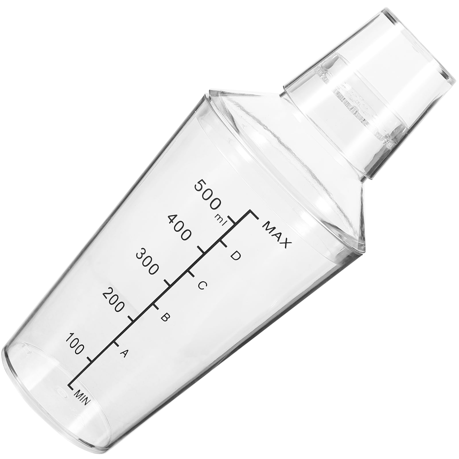 SOPOTUTU Transparent Cocktail Mixing Cup with Measurements for Easy ...