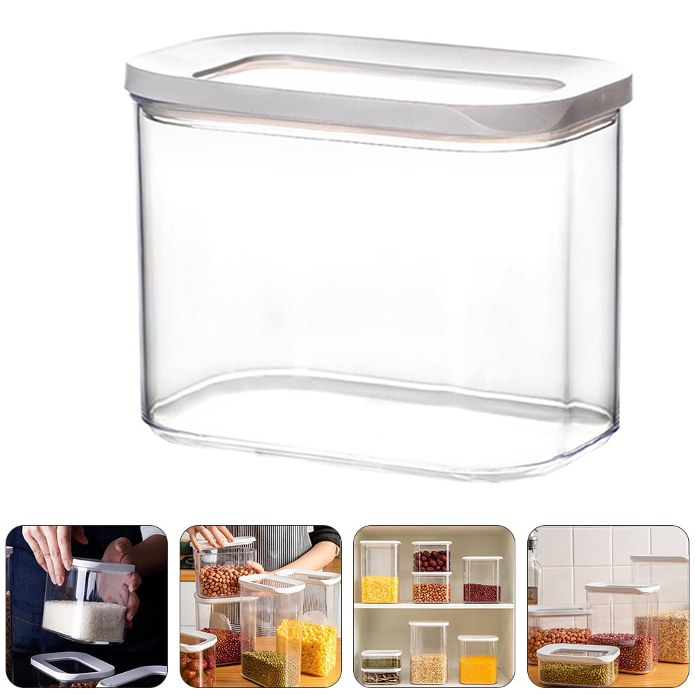SOPOTUTU 1Pc Kitchen Food Box White Beans Fresh Preservation Sealing ...