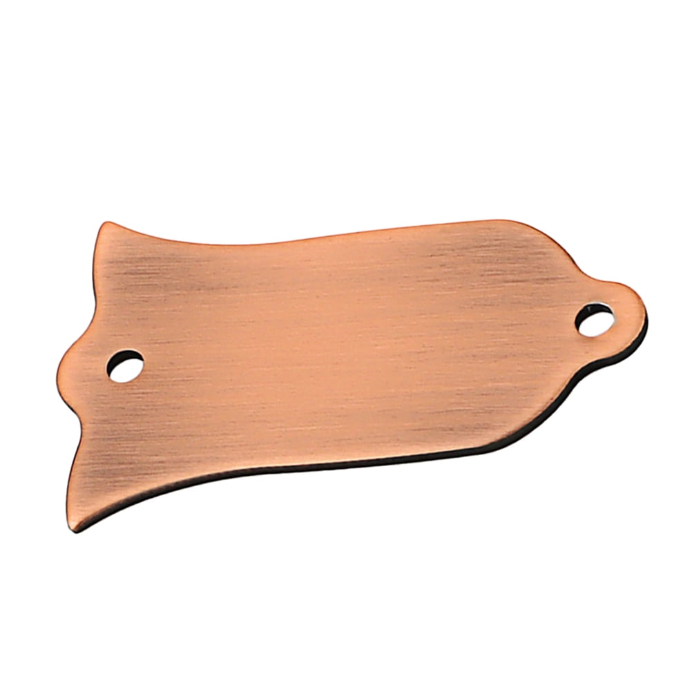 SOPOTUTU Electric Guitar Truss Rod Cover Metal Protection for Guitar ...