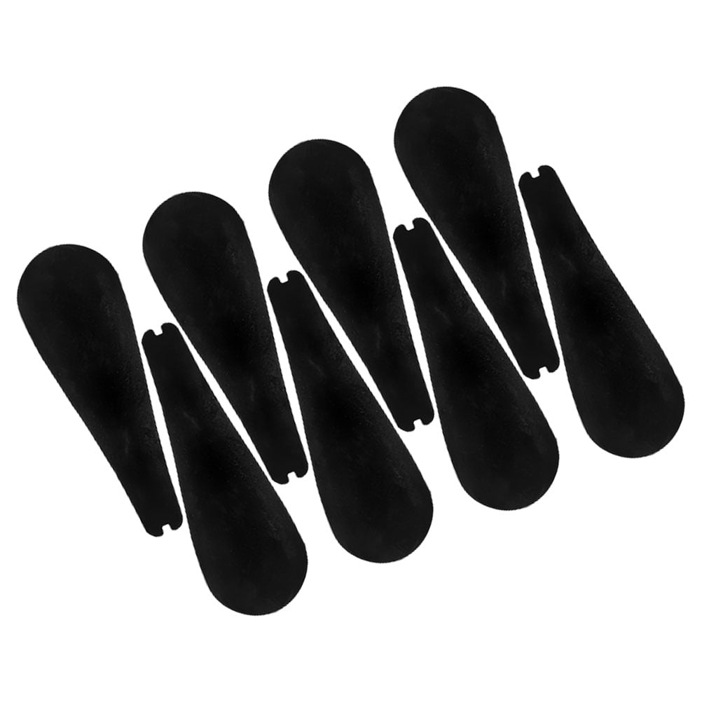 SOPOTUTU Thickened Flocking Hanger Pads Black Anti-Slip and Versatile ...