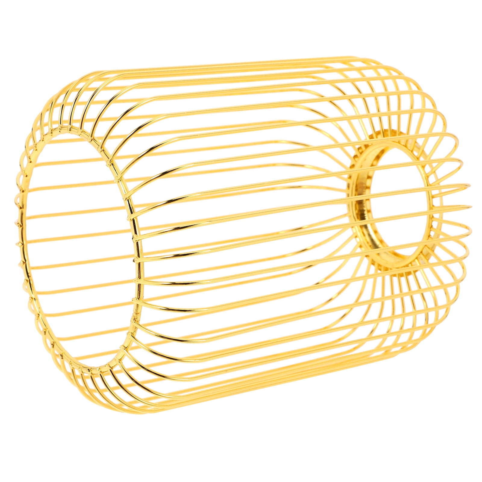 SOPOTUTU Golden Metal Wire Lampshade, Iron Lamp Cover for Pendant ...