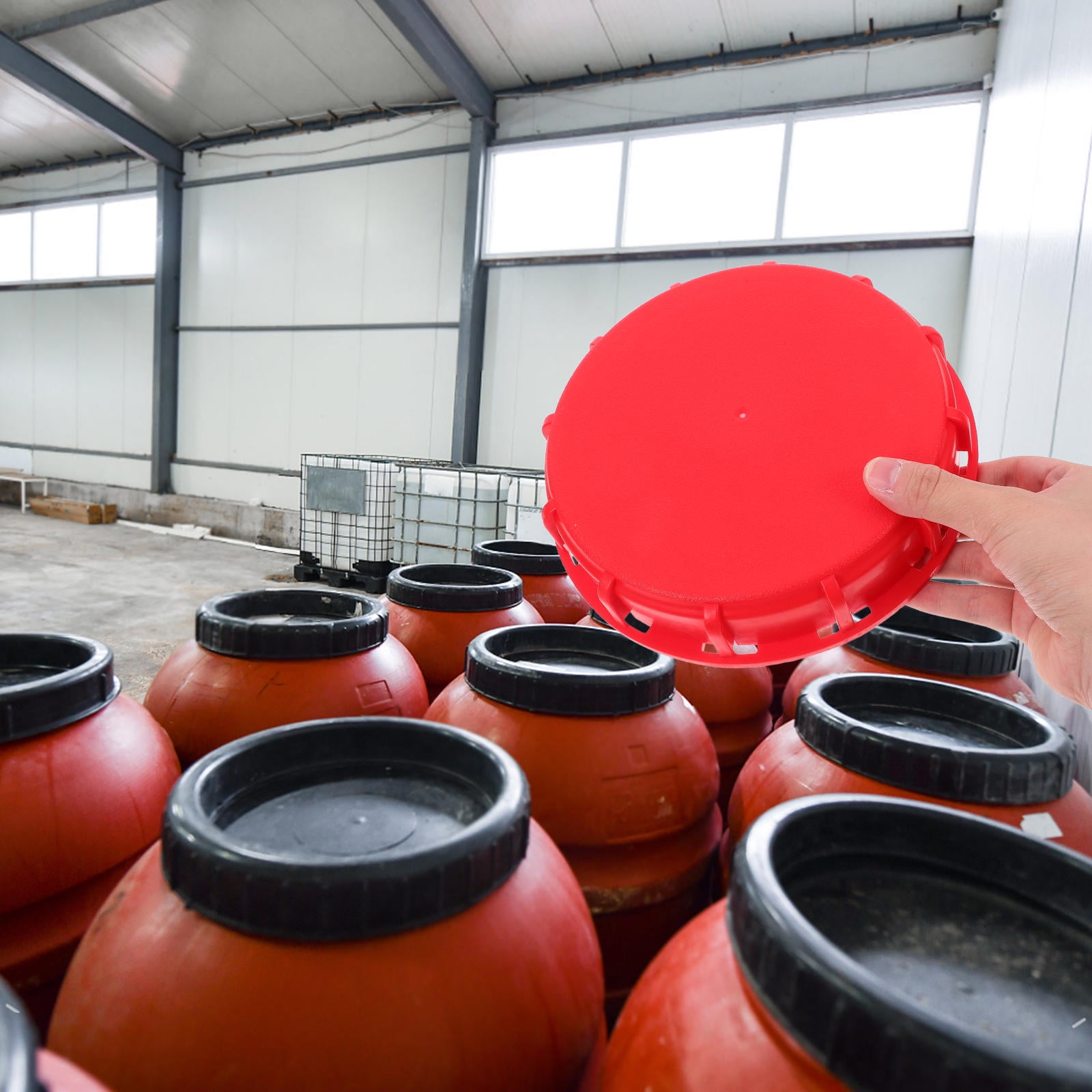 SOPOTUTU Water Tank Cover 2Pcs IBC Tote Accessories Prevent Leaks for ...