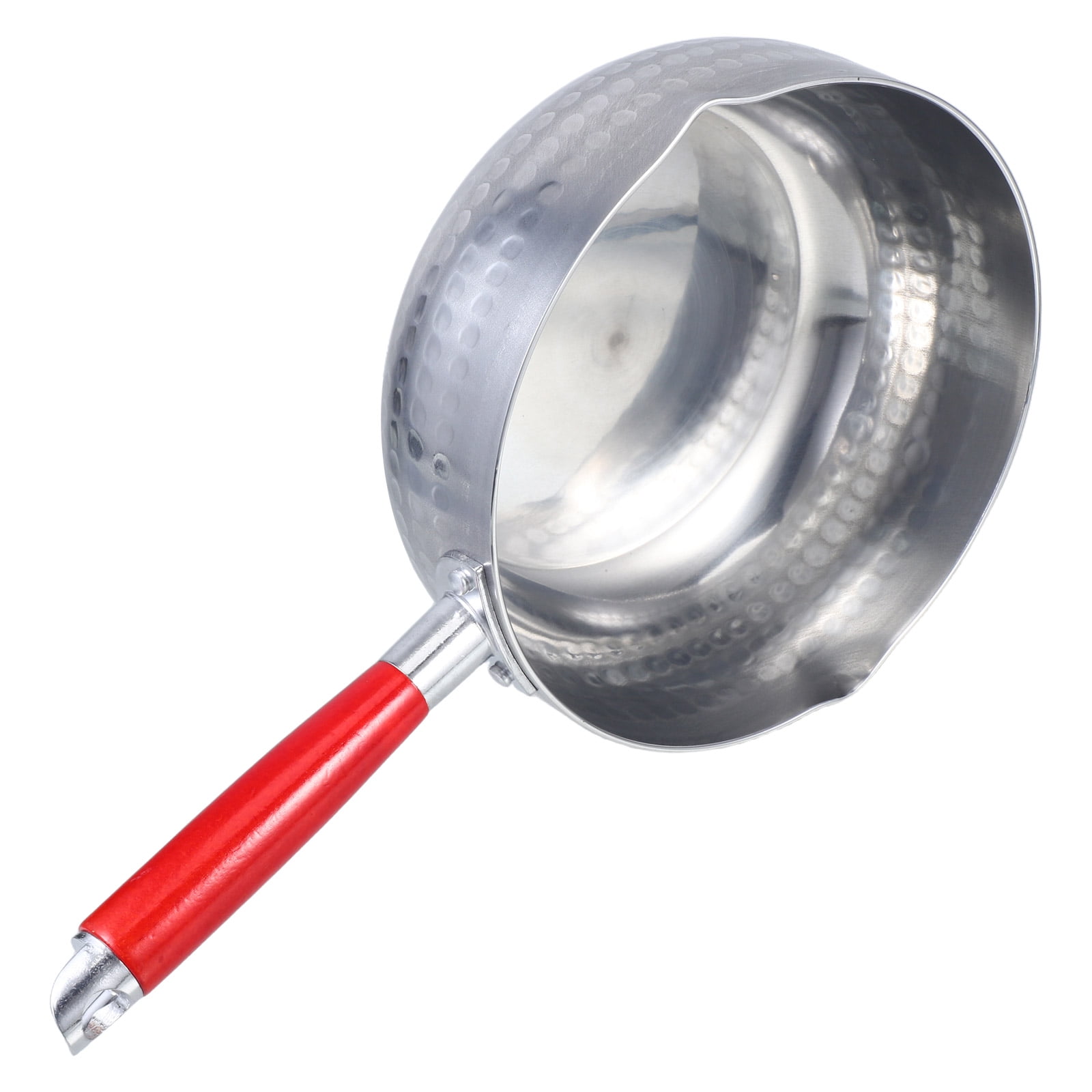 SOPOTUTU Small Saucepan with Wooden Handle and Dual Spouts for Kitchen ...