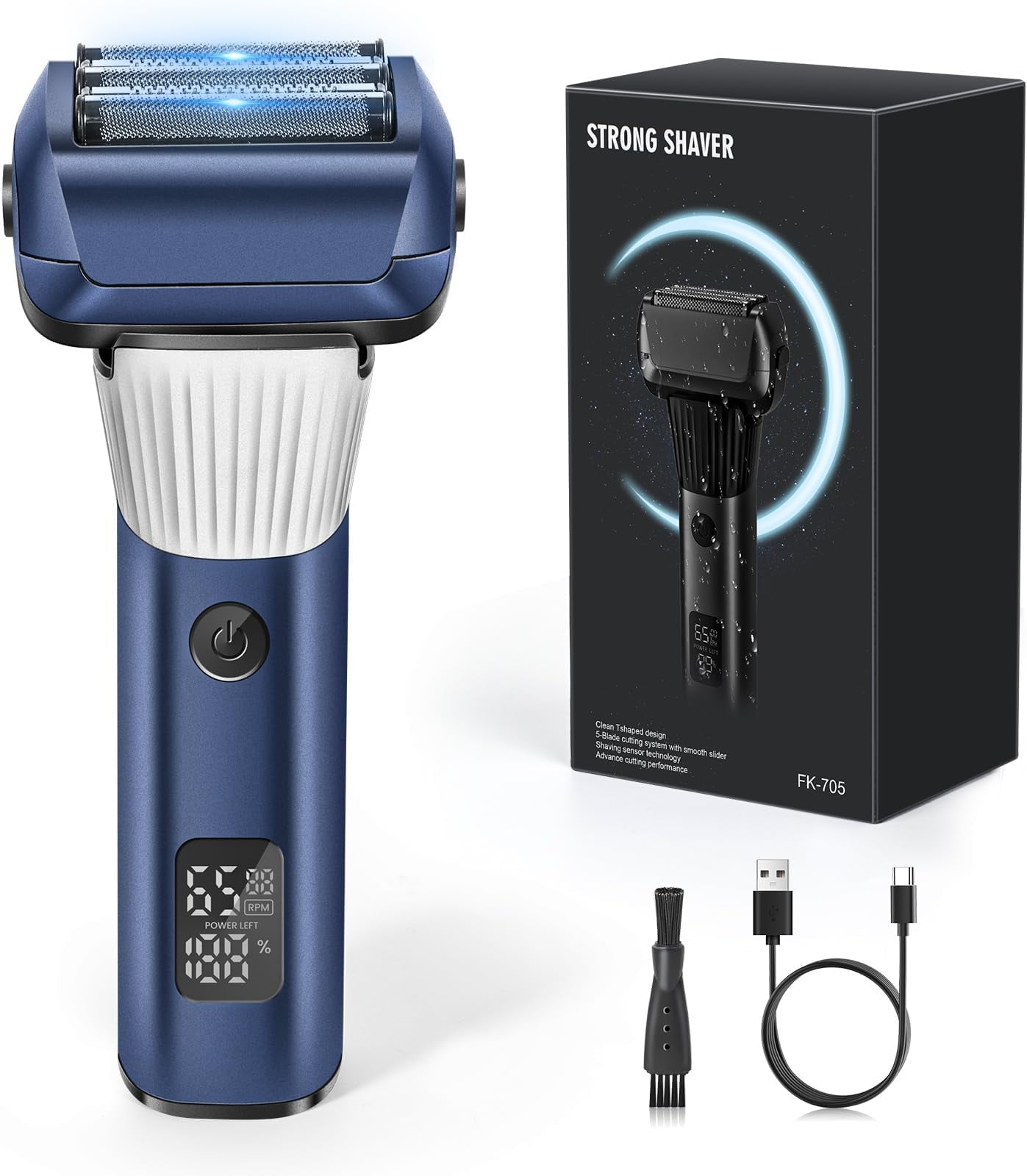 SOPPY Electric Shavers for Men Face, Electric Razor for Men with Pop-Up ...