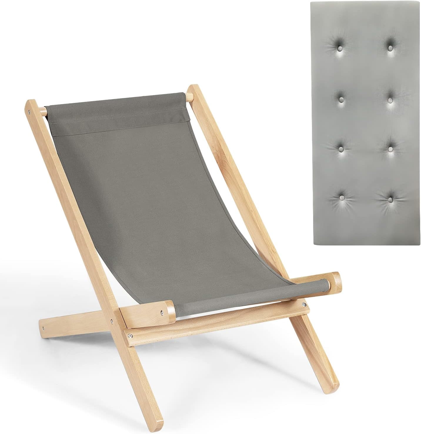 SOPTY Beach Sling Chair, Outdoor Lounge Chair, Indoor Living Room ...
