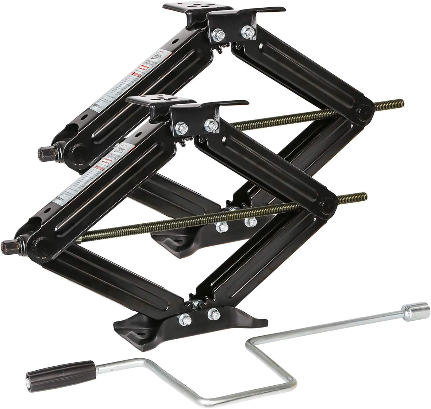 SOPTY Camper RV Trailer Stabilizer Leveling Scissor Jacks with Handle ...