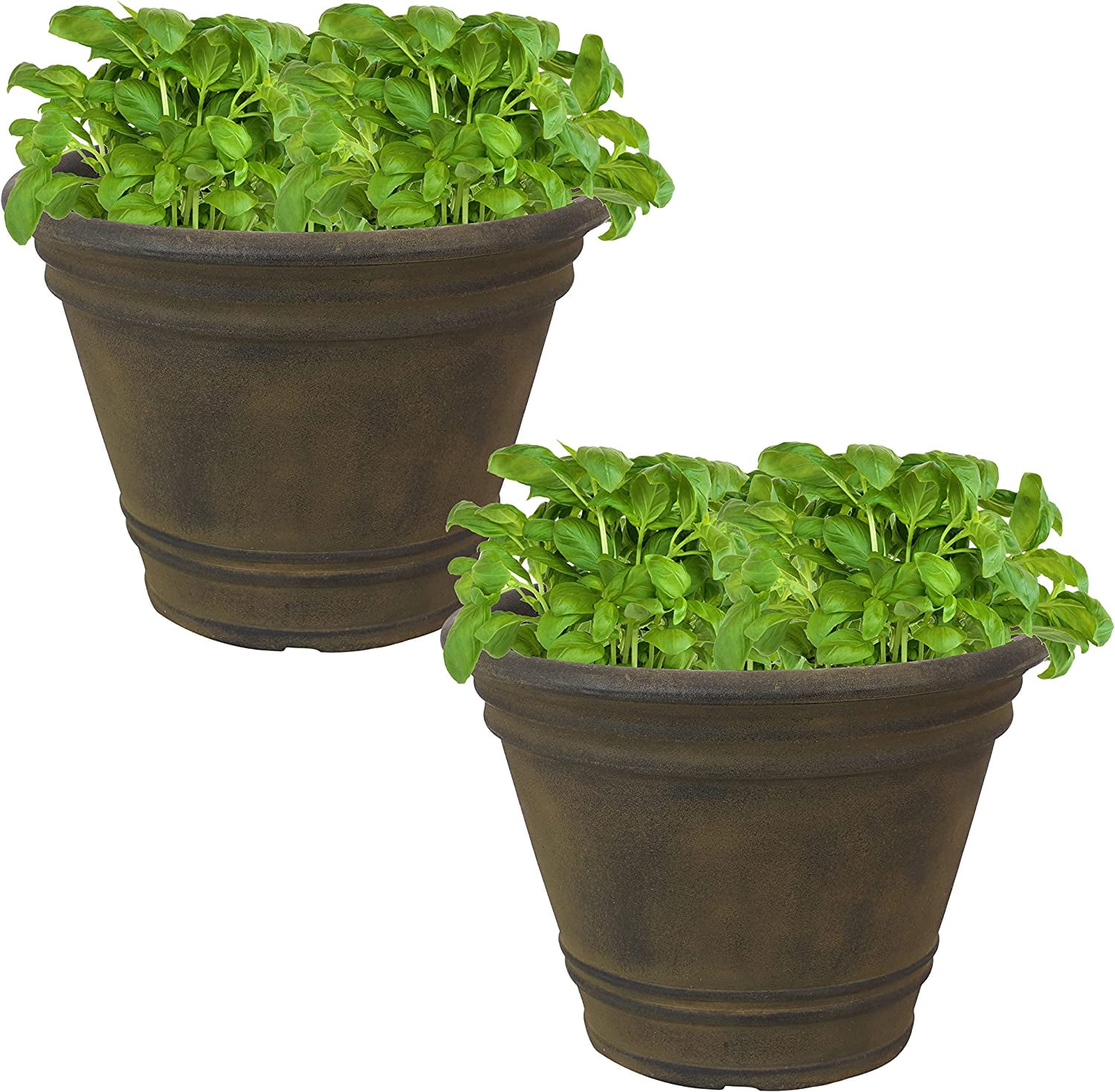 SOPTY Must - Have 20" Plant Pot: UV - Resistant Polyresin, Large Size ...