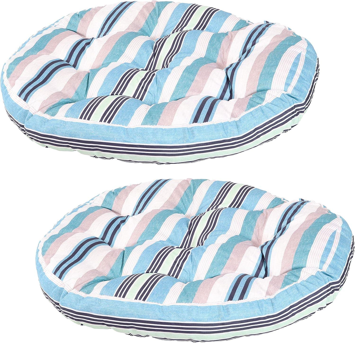 SOPTY Tufted Large Round Floor Cushion - Set of 2 - Unique Outdoor ...