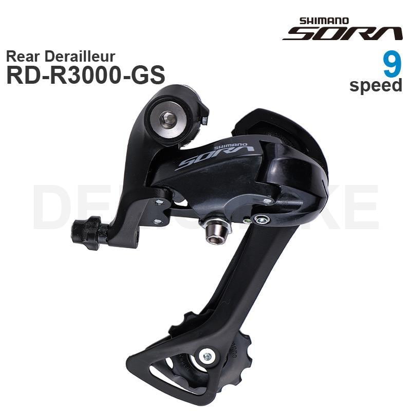 SORA R3000 9 Speed Rear Derailleur RD-R3000 -Medium / Short Cage- Road ...