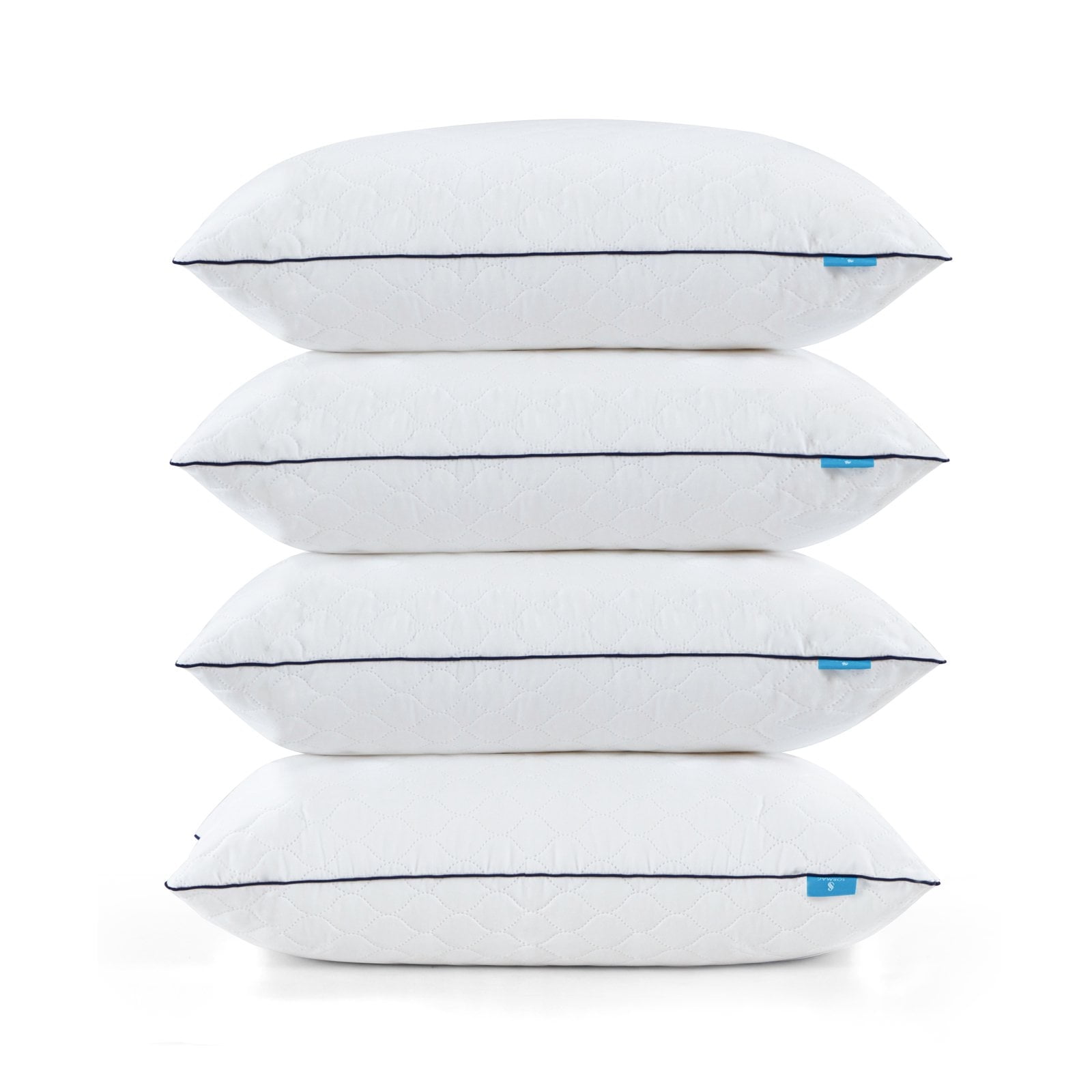 SORMAG Queen Pillows Set of 4,Bed Pillows 4 Pack,Hotel Collection Down ...