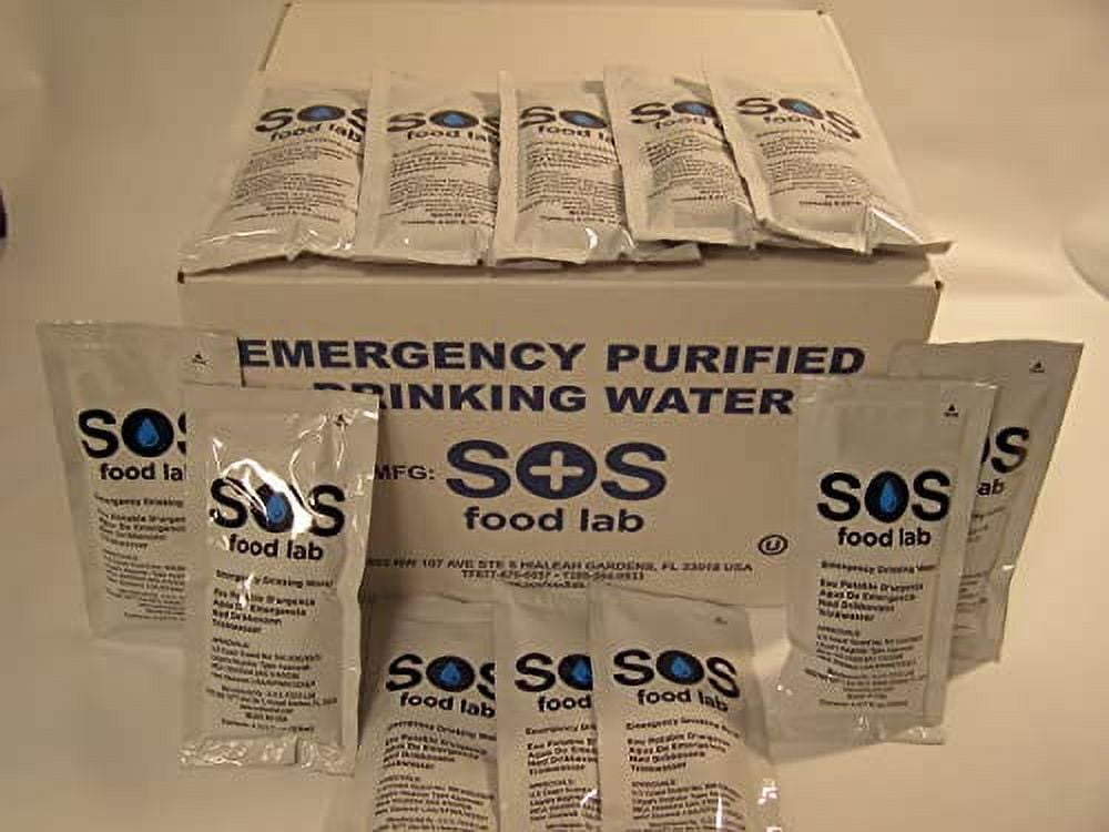 SOS Emergency Drinking water (24 Packs) - Walmart.com