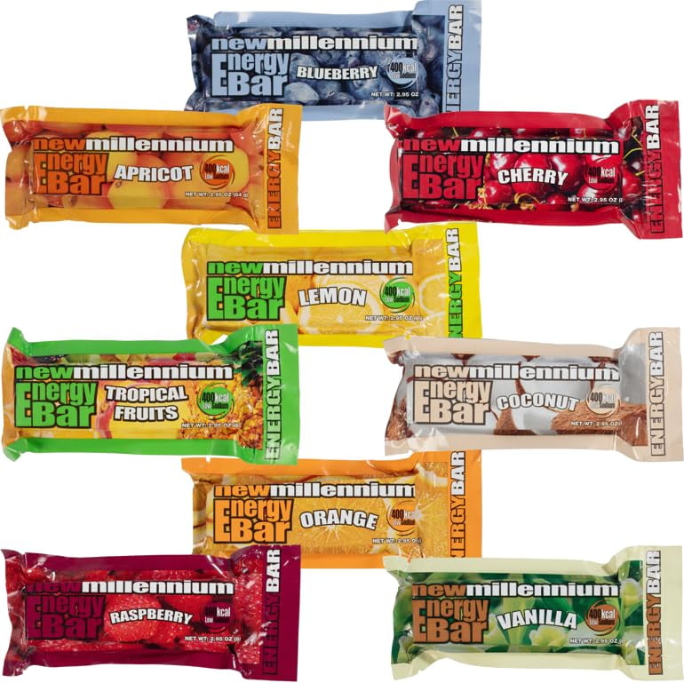 SOS Food Lab Emergency Food Bar (9 Energy Bars, 9 Assorted Flavors ...
