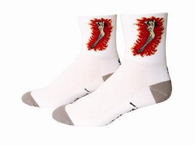 SOS Miss Please Nose Art Socks - Medium - Walmart.com