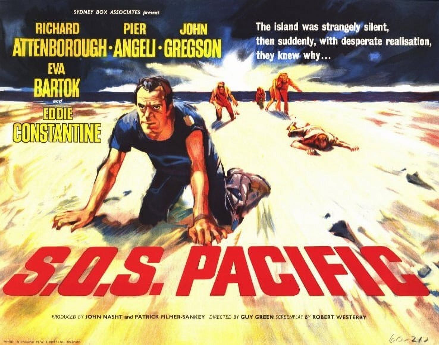 SOS Pacific POSTER (22x28) (1960) (Half Sheet Style A) - Walmart.com