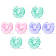 Ulubulu Pink Plaid Heart/Pink Moroccan Pacifiers, 0-6 Months, 2-Pack ...