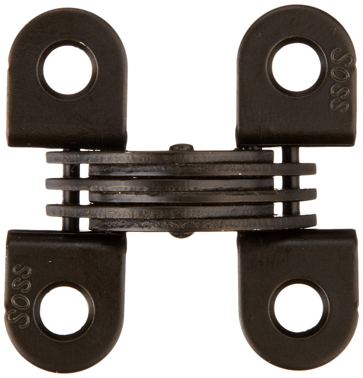 SOSS 314 Zinc Invisible Hinge with Holes for Metal Applications, Metal ...