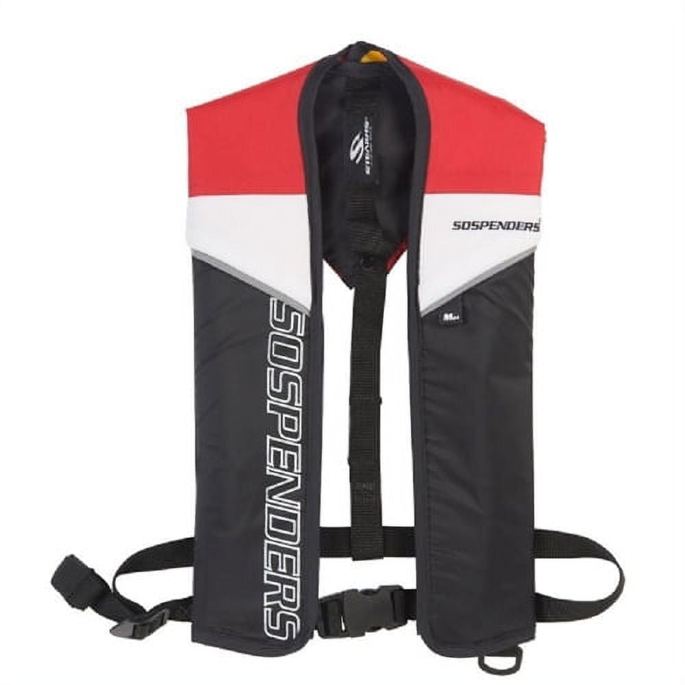SOSpenders 1271 24G Manual Inflatable Vest - Red 2000007052 - Walmart.com