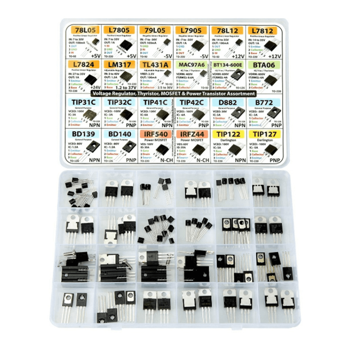 SOT-23 Electronic Components, Transistors, BJTs, MOSFETs, Diodes ...